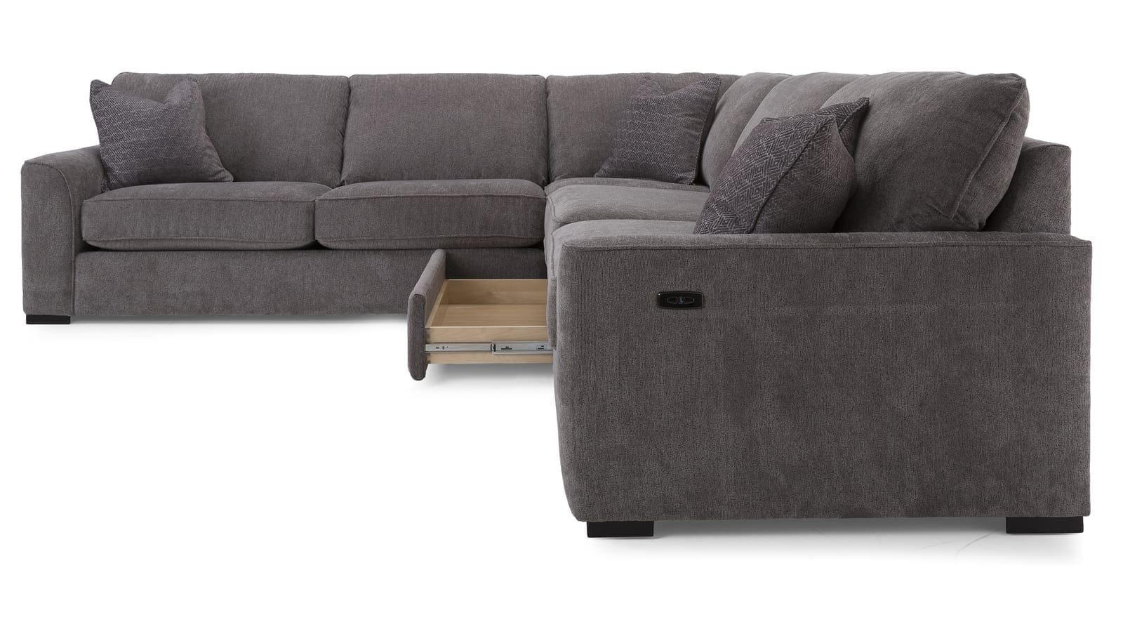 2900 Fabric Sectional, Optional Power recliner with storage options ...
