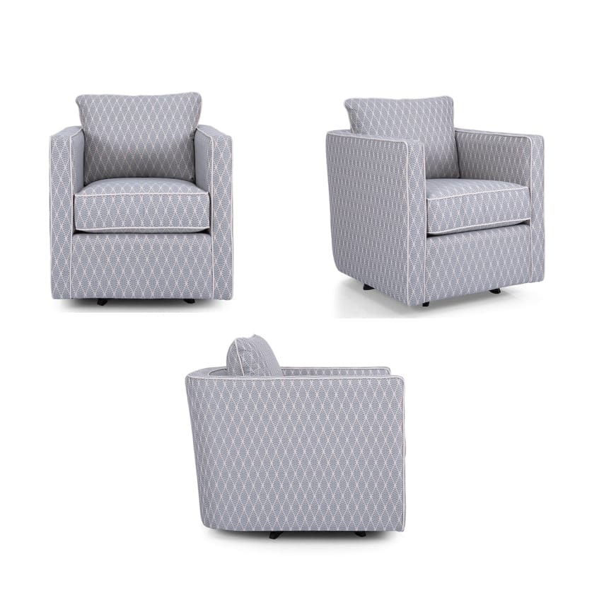 2050 Swivel Chair in fabric - DECOR-REST - L Furniture Kelowna