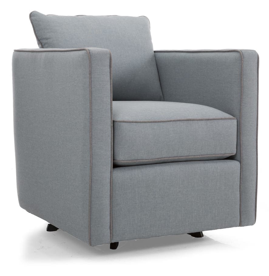 2050 Swivel Chair in fabric - DECOR-REST - L Furniture Kelowna